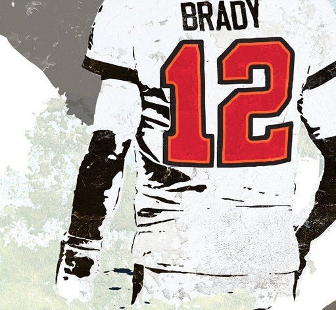 Tom Brady Rob Gronkowski Tampa Bay Buccaneers Poster Wall Art - Etsy