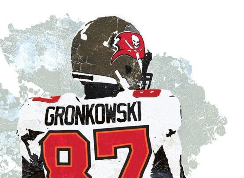 Tom Brady Rob Gronkowski Tampa Bay Buccaneers Poster Wall Art - Etsy