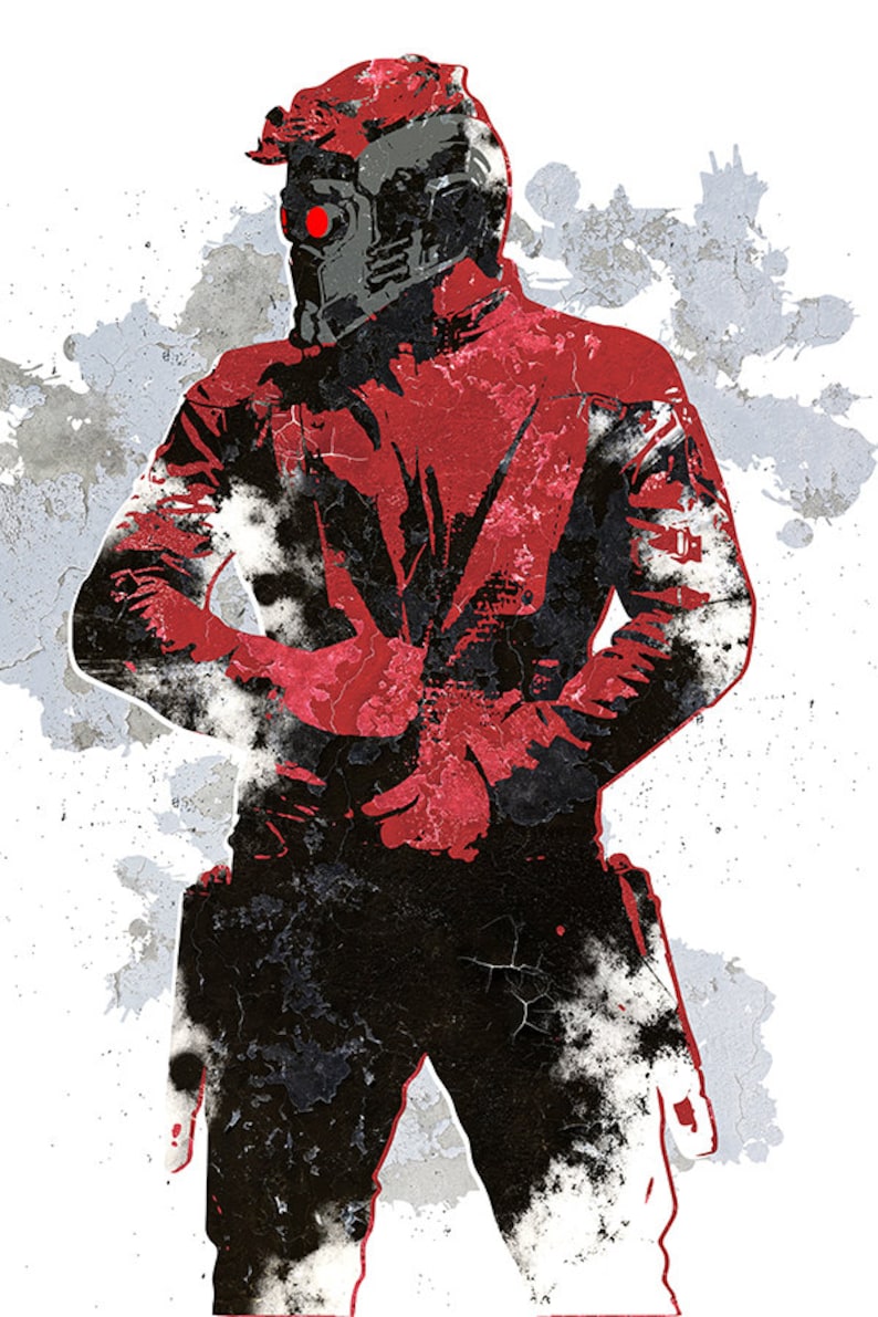 Star-lord peter Quill Guardians of the Galaxy Poster - Etsy