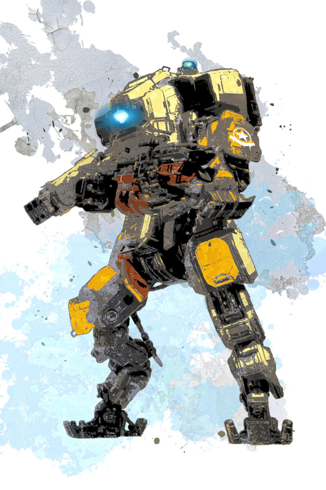Titanfall 2 Monarch Fan Art Poster Titan Gamer Art | Etsy