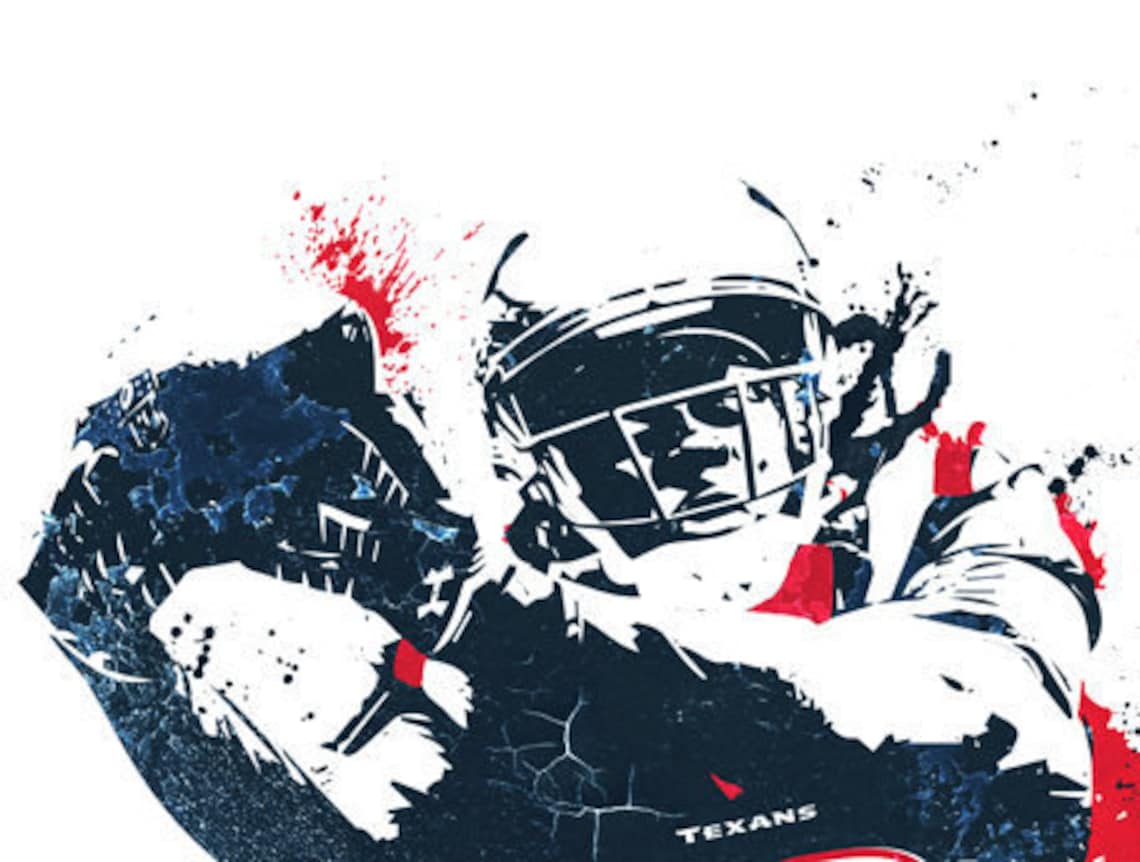 Fan Art Poster Deandre Hopkins Houston Texans Poster Wall | Etsy