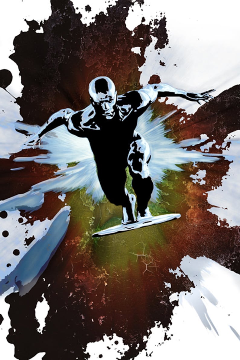 Silver Surfer Norrin Radd Poster Marvel Comics Galactus - Etsy