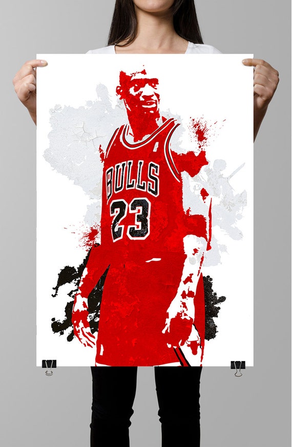 Fan Art Poster Michael Jordan Chicago Bulls Poster Sports | Etsy Israel