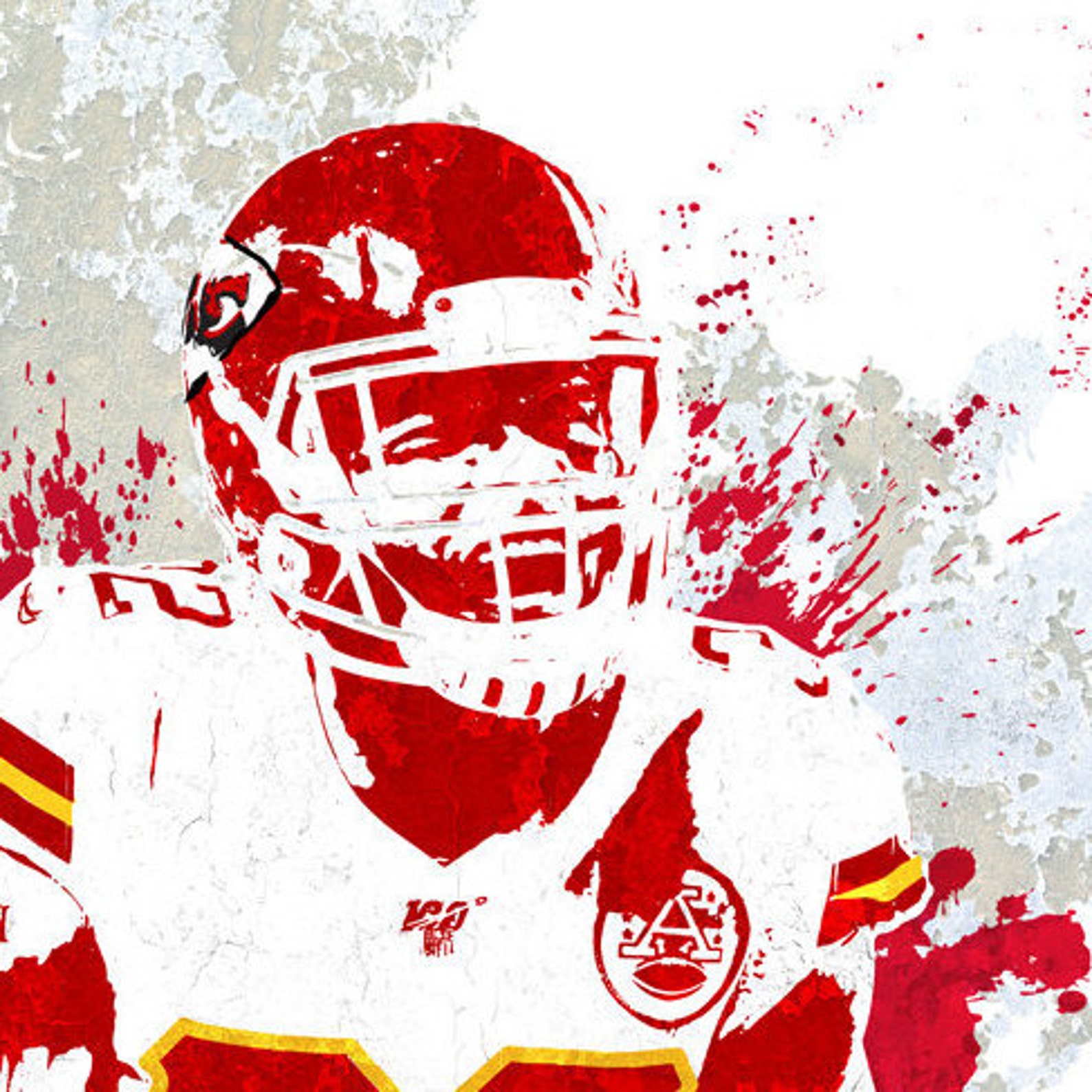 Tyrann Mathieu Kansas City Chiefs Poster Wall Art Sports - Etsy