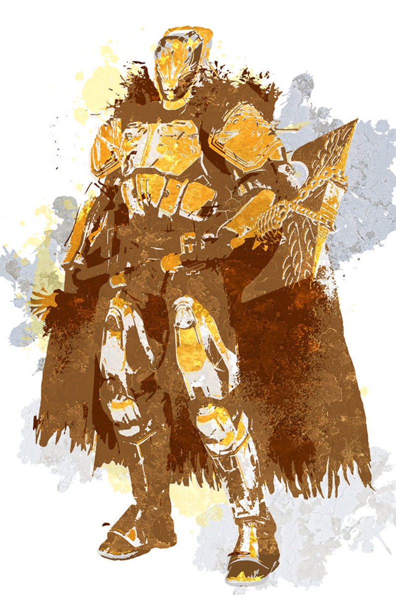 Lord Saladin Poster: Destiny Fan Art, Gamer Decor - Etsy