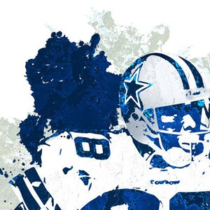 Michael Irvin Dallas Cowboys Poster,wall Art,sports Poster,fan Art ...
