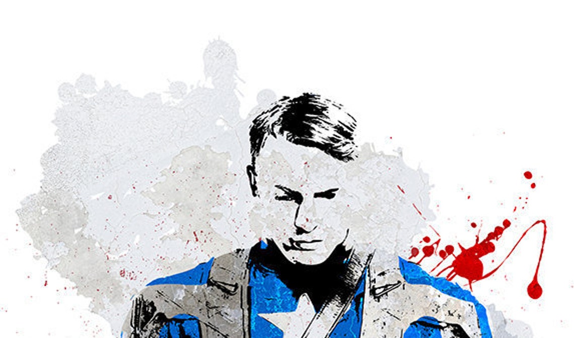 Captain America, Steve Rogers, Fan Poster, Marvel Universe - Etsy