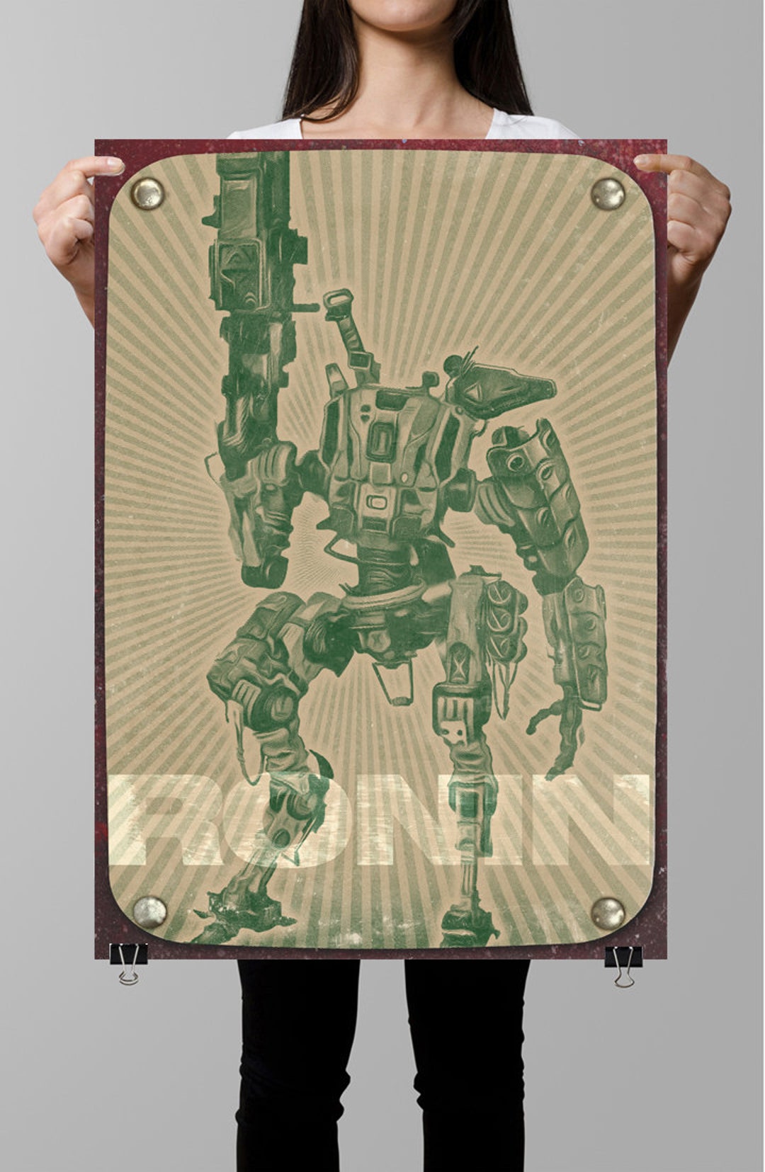Titanfall 2 - Ronin Alternate- Fan Art Poster, Titan, Gamer Art, Geek ...