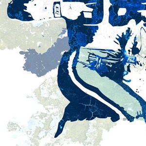 Michael Irvin Dallas Cowboys Poster,wall Art,sports Poster,fan Art ...