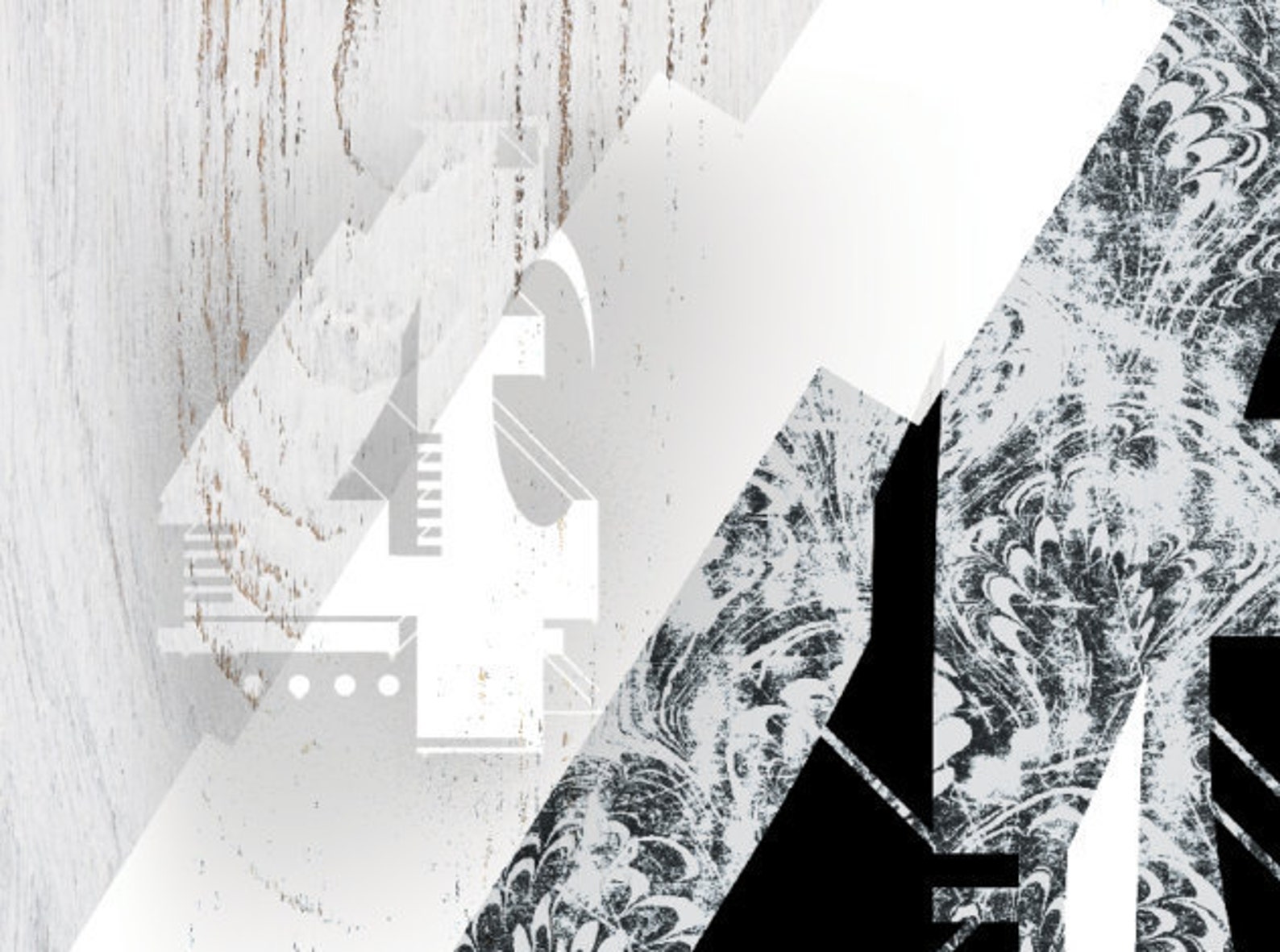 Number 4 Poster Typography Poster Typography Art Wall Art - Etsy