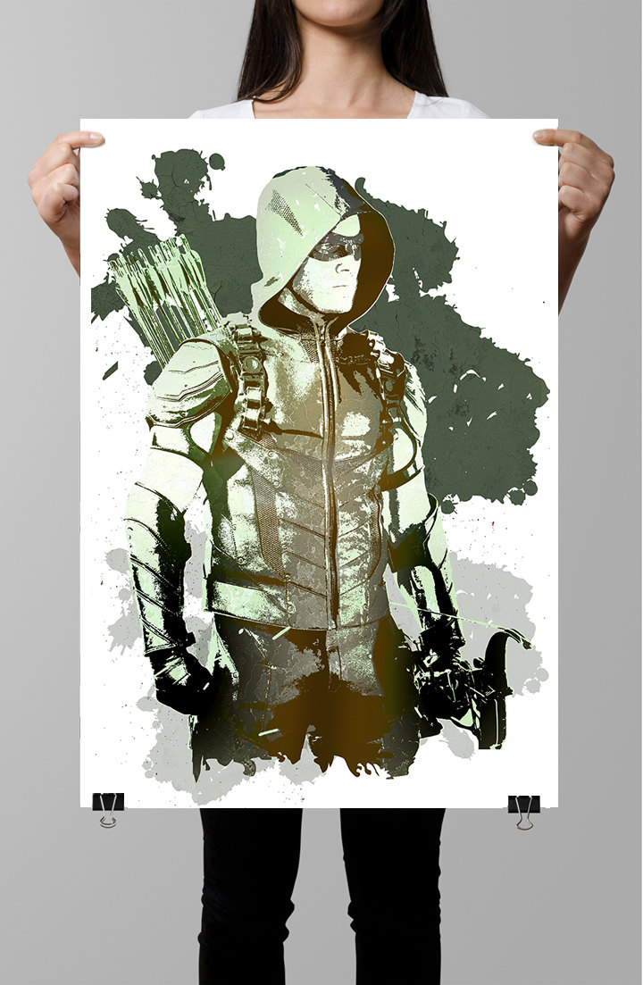 Green Arrow Fan Poster, Oliver Queen DC Comics - Etsy