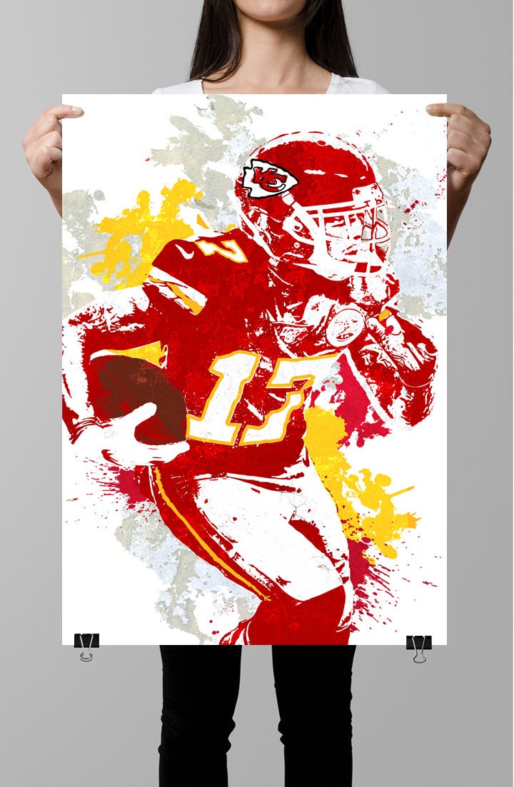 Mecole Hardman Kansas City Chiefs Poster Wall Art Sports - Etsy