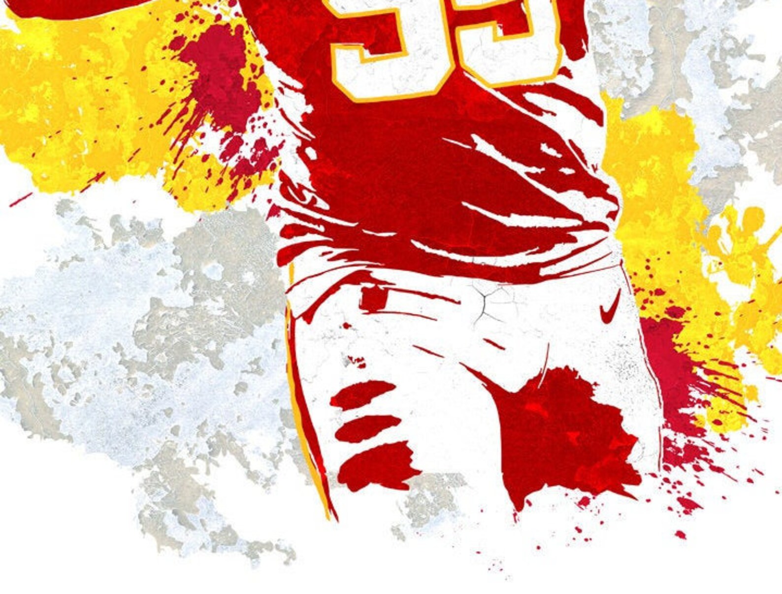 Chris Jones Kansas City Chiefs Poster Wall Art Sports - Etsy