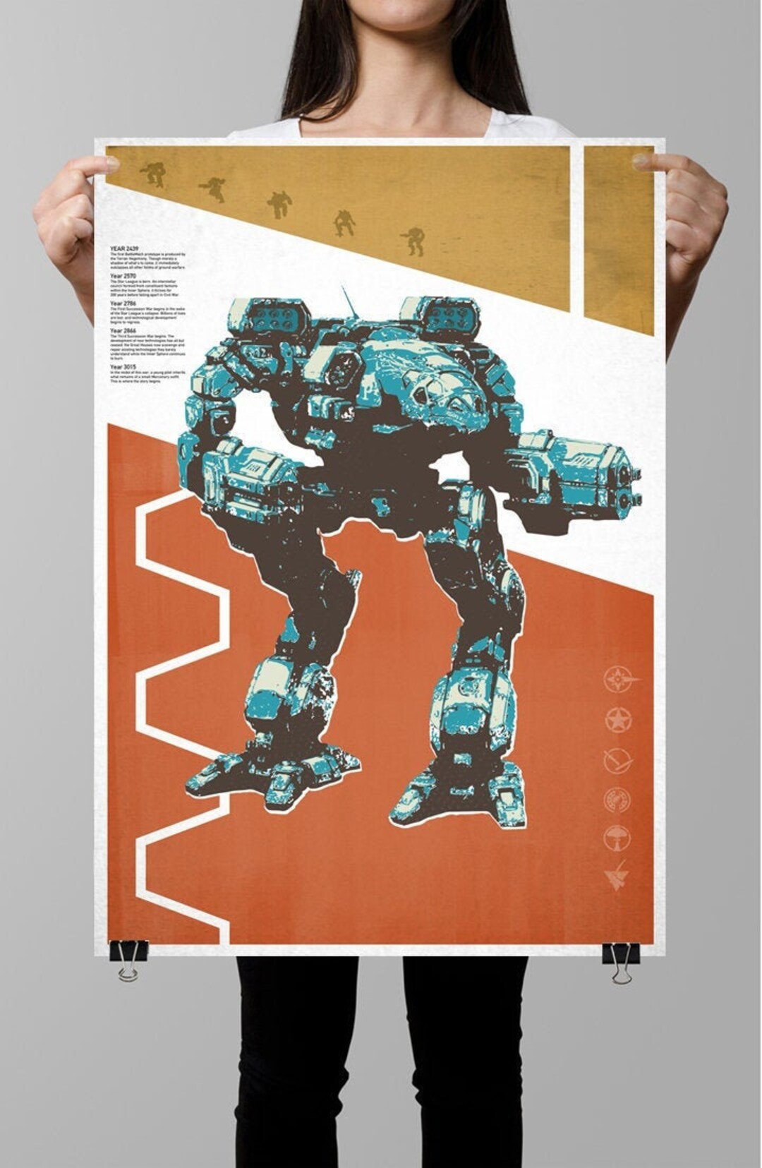 Mechwarrior Timberwolf, MWO, Post Modern, Modern, Gaming Posters, Gamer ...