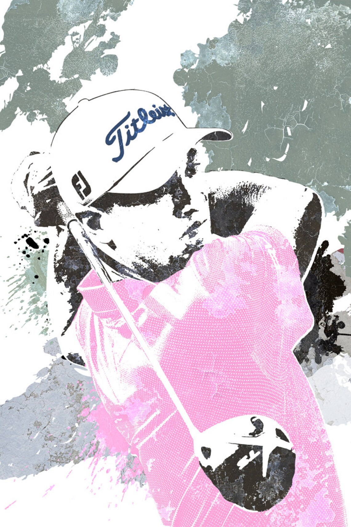 Fan Art Poster Justin Thomas Professional Golfer Wall Art - Etsy