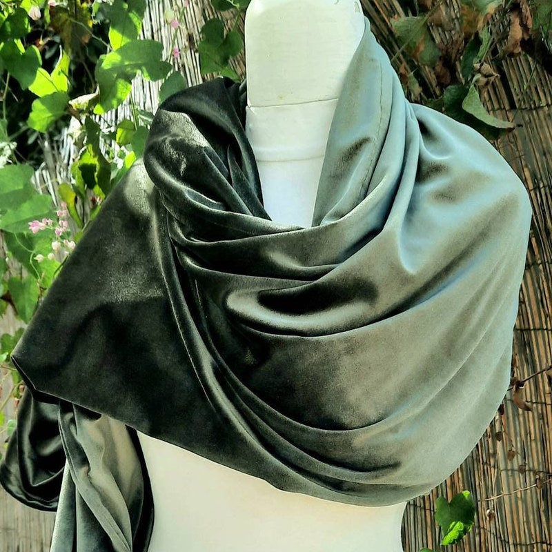 Velvet Shawl - Etsy