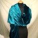 Teal Velvet Shawl 3 Sizes Availale Large Velvet Shawl Women - Etsy Israel