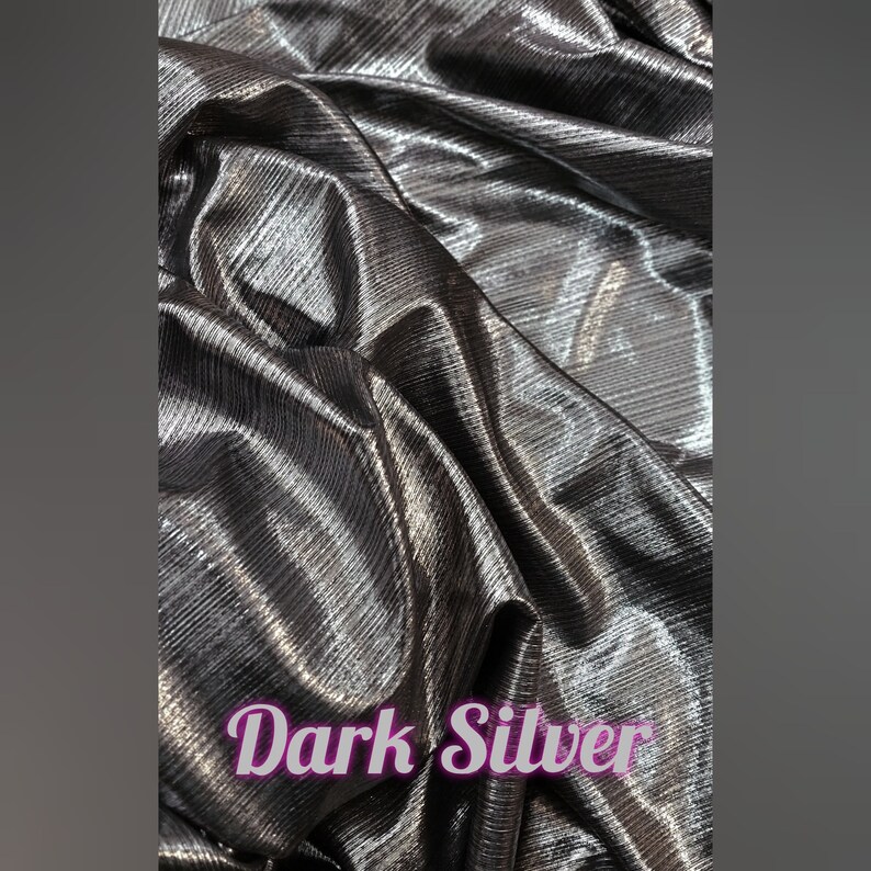 Metallic Silver Scarf Silver Skinny Scarf Silver Print - Etsy