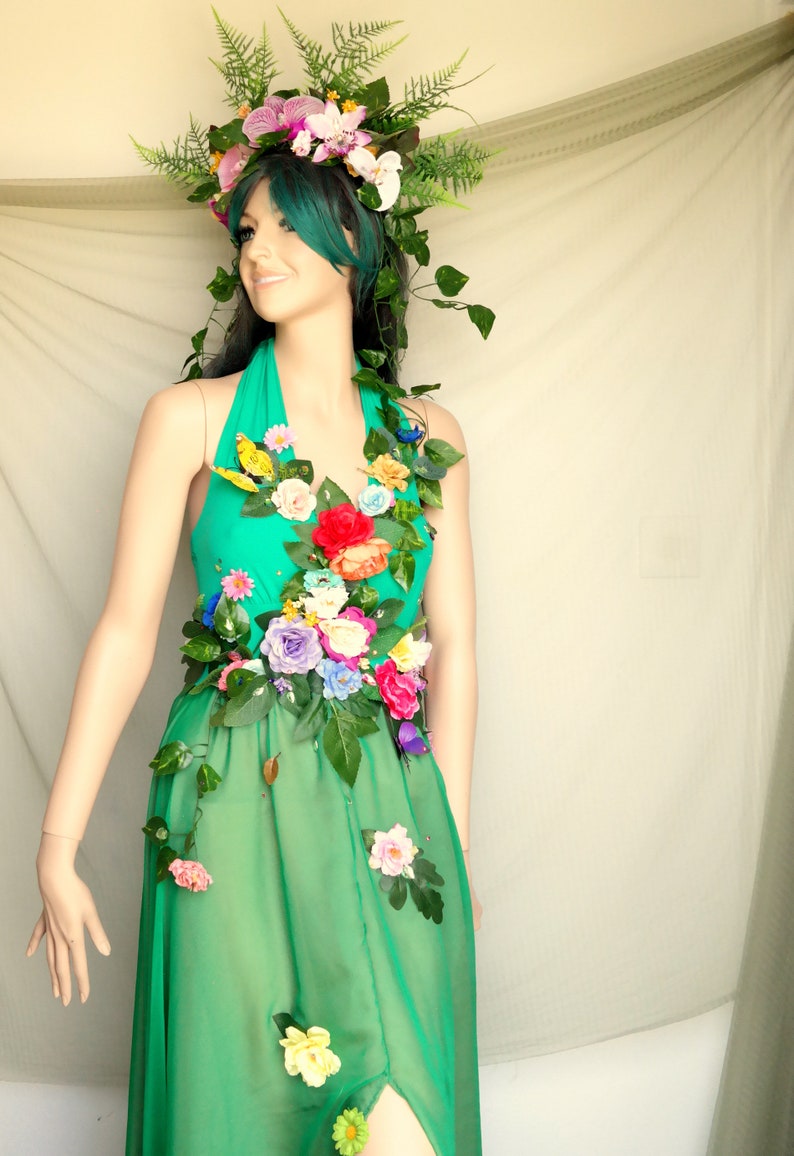 Mother Nature Adult Fairy Costume Woodland Fairy Goddess Etsy