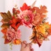 Autumn Flower Crown, Fall Fairy Crown, Woodland Fairy Crown, Autumn ...