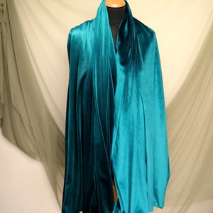 Teal Velvet Shawl 3 Sizes Availale Large Velvet Shawl Women - Etsy Israel