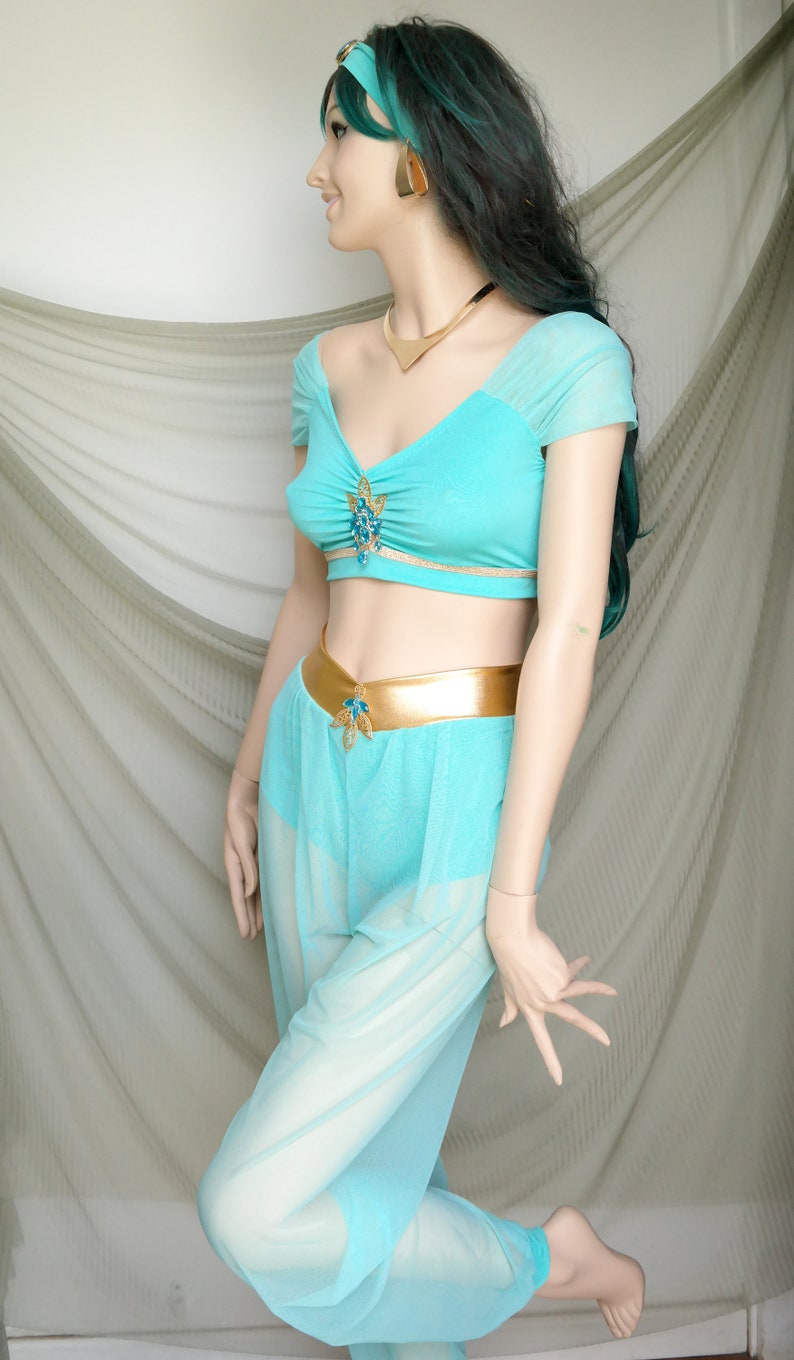 Princess Jasmine Costume Adult Women Sexy Princess Jasmine Etsy