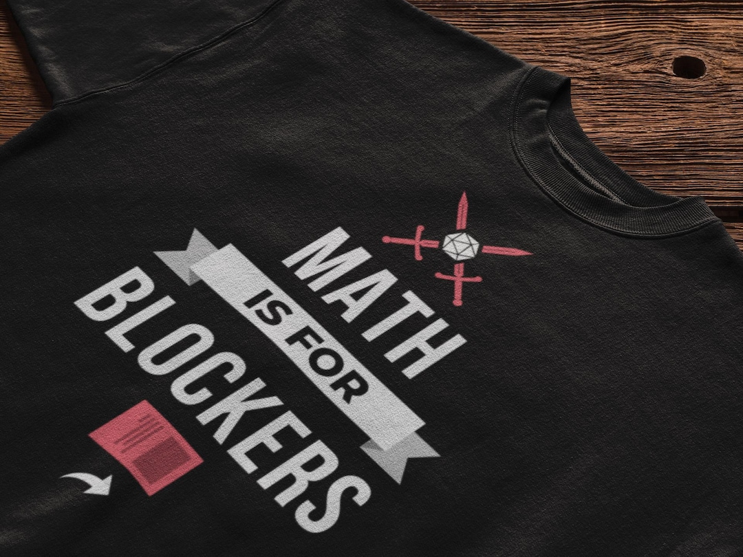 Math is for Blockers - Magic the Gathering MTG Funny Aggro Unisex T ...