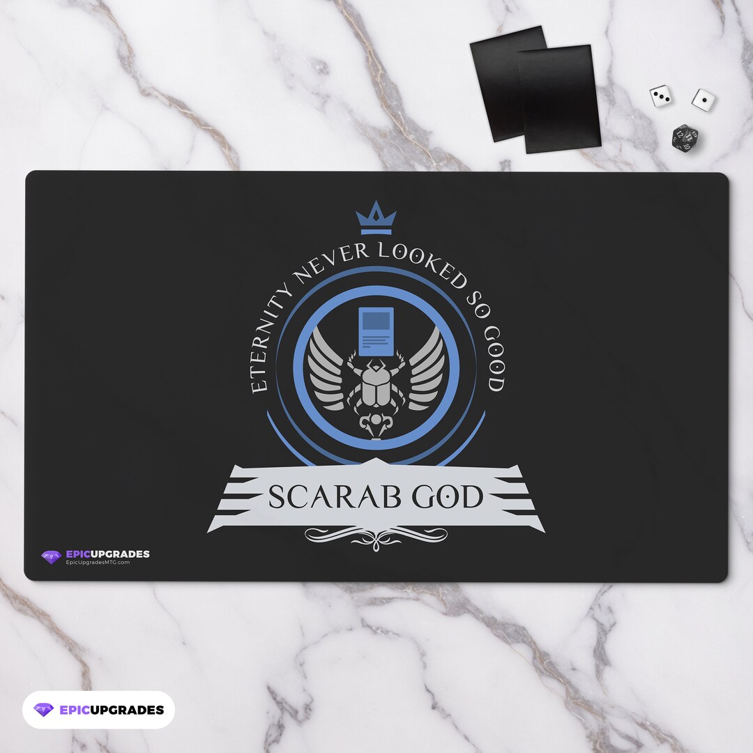 Scarab God Commander Playmat - Magic the Gathering 24"x14" Custom EDH ...