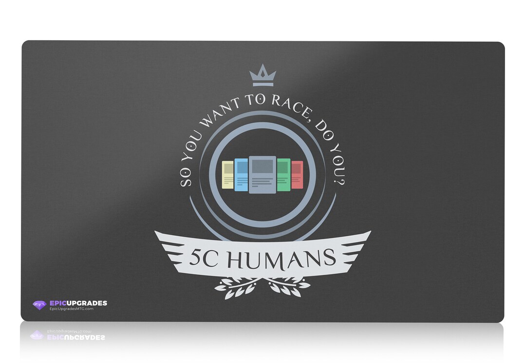 Five Color Humans Life Playmat Magic the Gathering Modern 5C Archetype ...