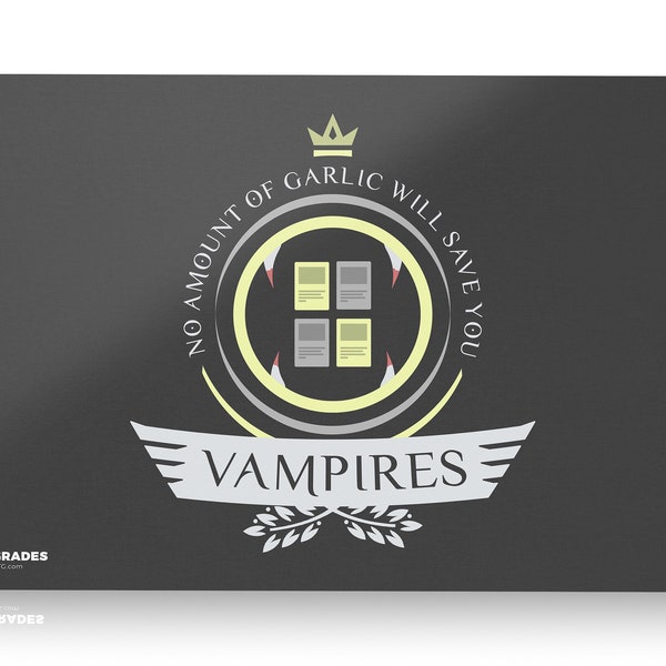Mtg Vampire Playmat - Etsy