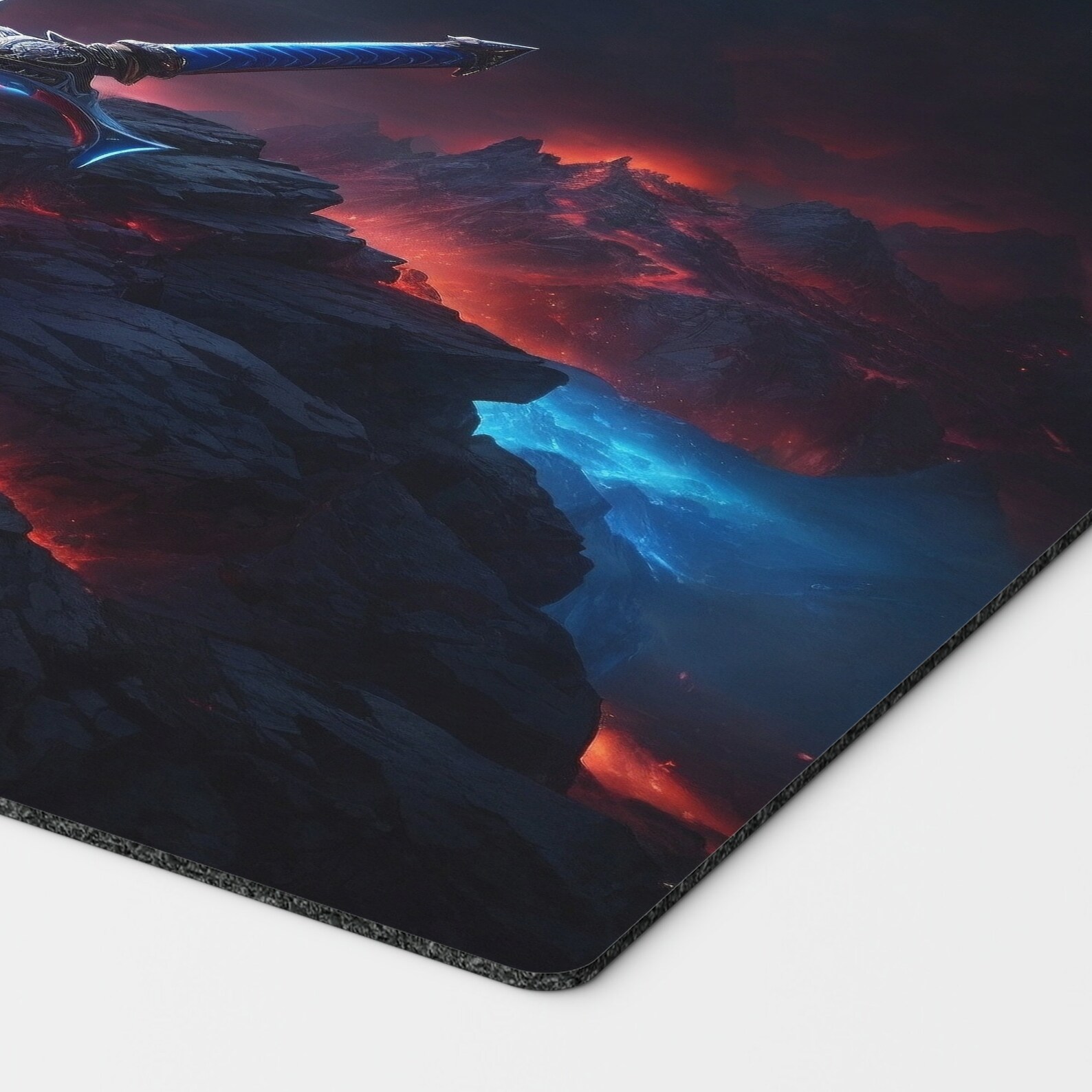 Sword of Fire and Ice Inspired Playmat - Iconic Wonders | 24"x14 ...