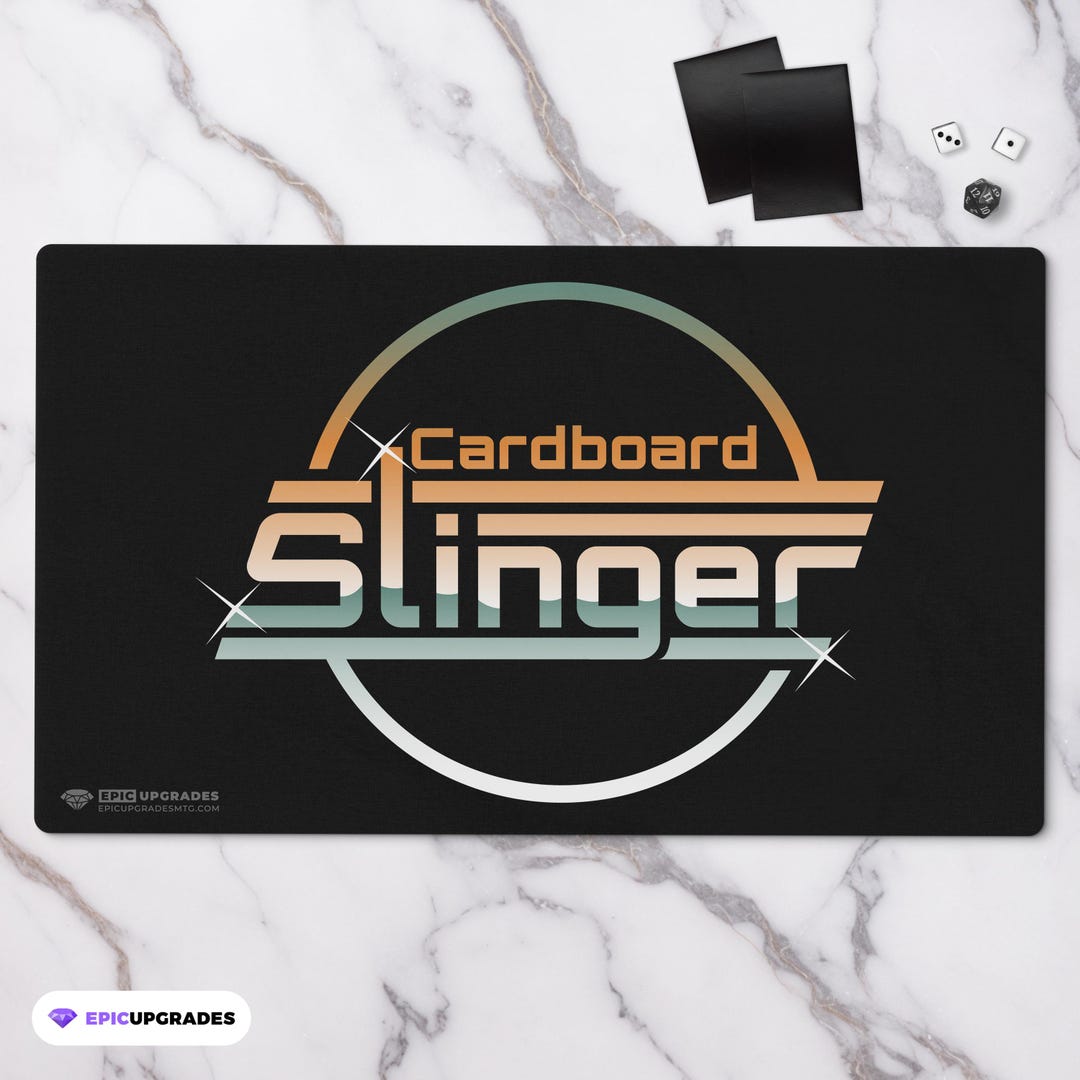 Cardboard Slinger - Playmat - Magic the Gathering Minimalistic Gift 24 ...