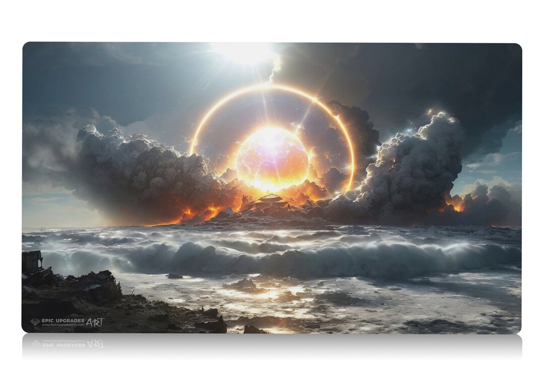 Wrath of God Inspired Playmat Iconic Wonders 24x14 Reimagined Card ...