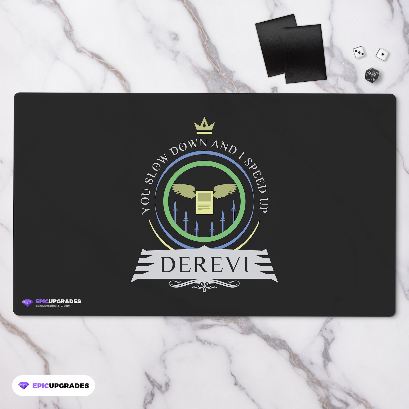 Commander Derevi Playmat - Magic the Gathering 24"x14" Custom Empyrial ...