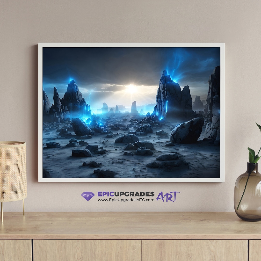 Wastes Wall Art - Fantasy Land Series | 24"x18" Magic the Gathering ...