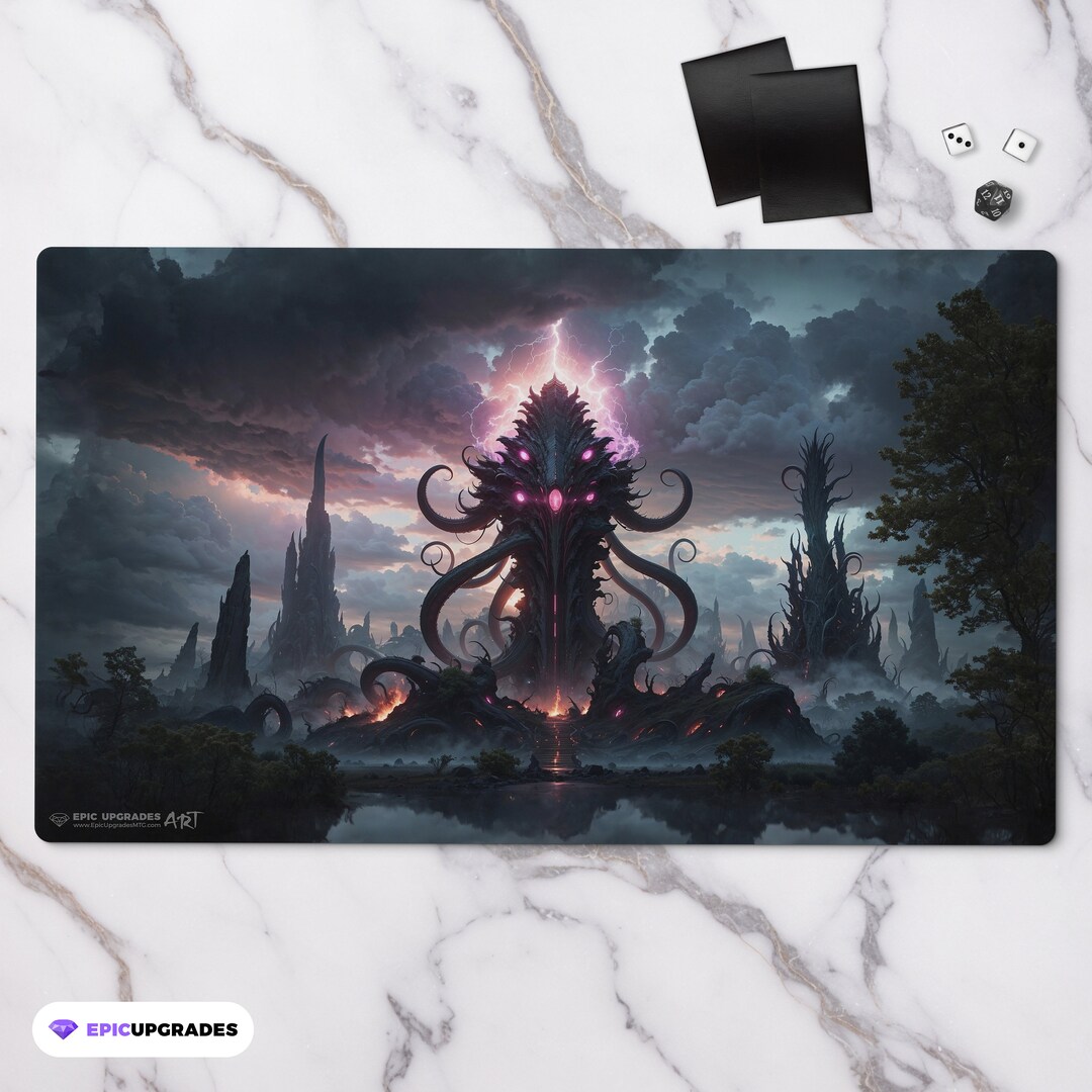 Eldrazi Inspired Playmat - Void Series III | 24"x14" Magic the ...