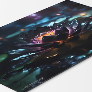 Black Lotus Inspired Playmat - Iconic Wonders | 24"x14" Reimagined Card ...