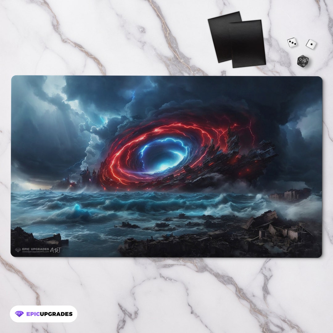 Cyclonic Rift Inspired Playmat - Iconic Wonders | 24"x14" Reimagined ...