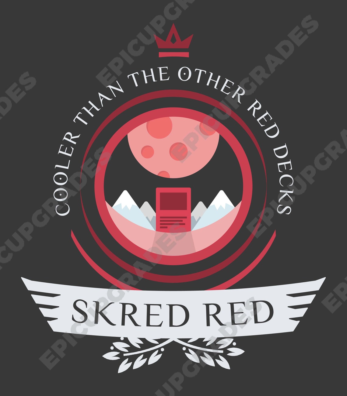 Skred Red Life Playmat Magic the Gathering Mono Red Deck - Etsy