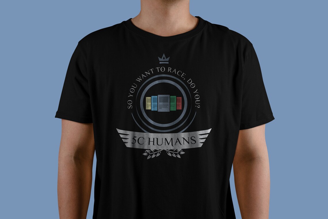 Five Color Humans Life Magic the Gathering Archetype Unisex | Etsy
