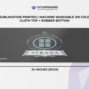 Commander Atraxa Playmat - Magic the Gathering 24"x14" Planeswalkers ...