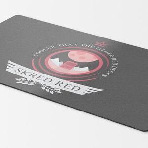 Skred Red Life Playmat - Magic the Gathering Mono Red Deck Wins 24"x14 ...