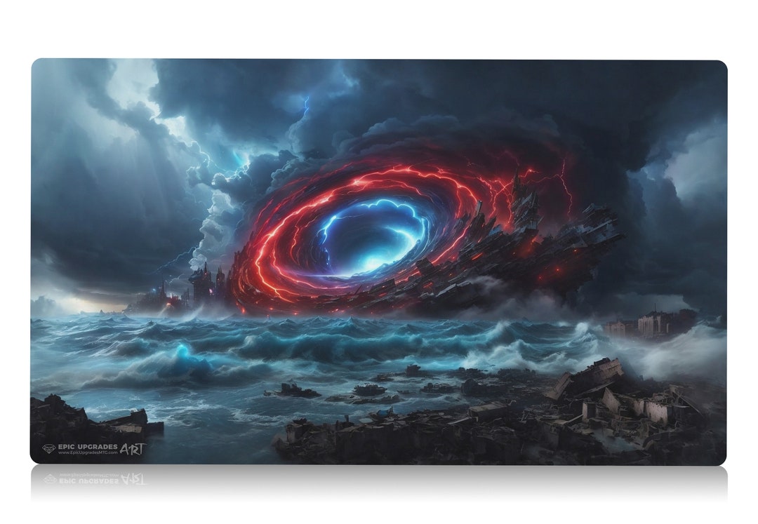 Cyclonic Rift Inspired Playmat Iconic Wonders 24x14 Reimagined Card ...