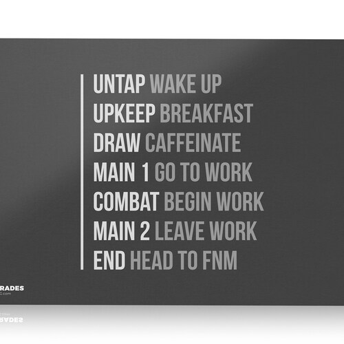 Infect Life Playmat Magic the Gathering 24x14 - Etsy