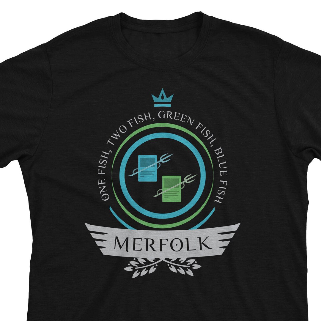 Merfolk Tribe - UG Tropical Fish Magic the Gathering Archetype Unisex T ...