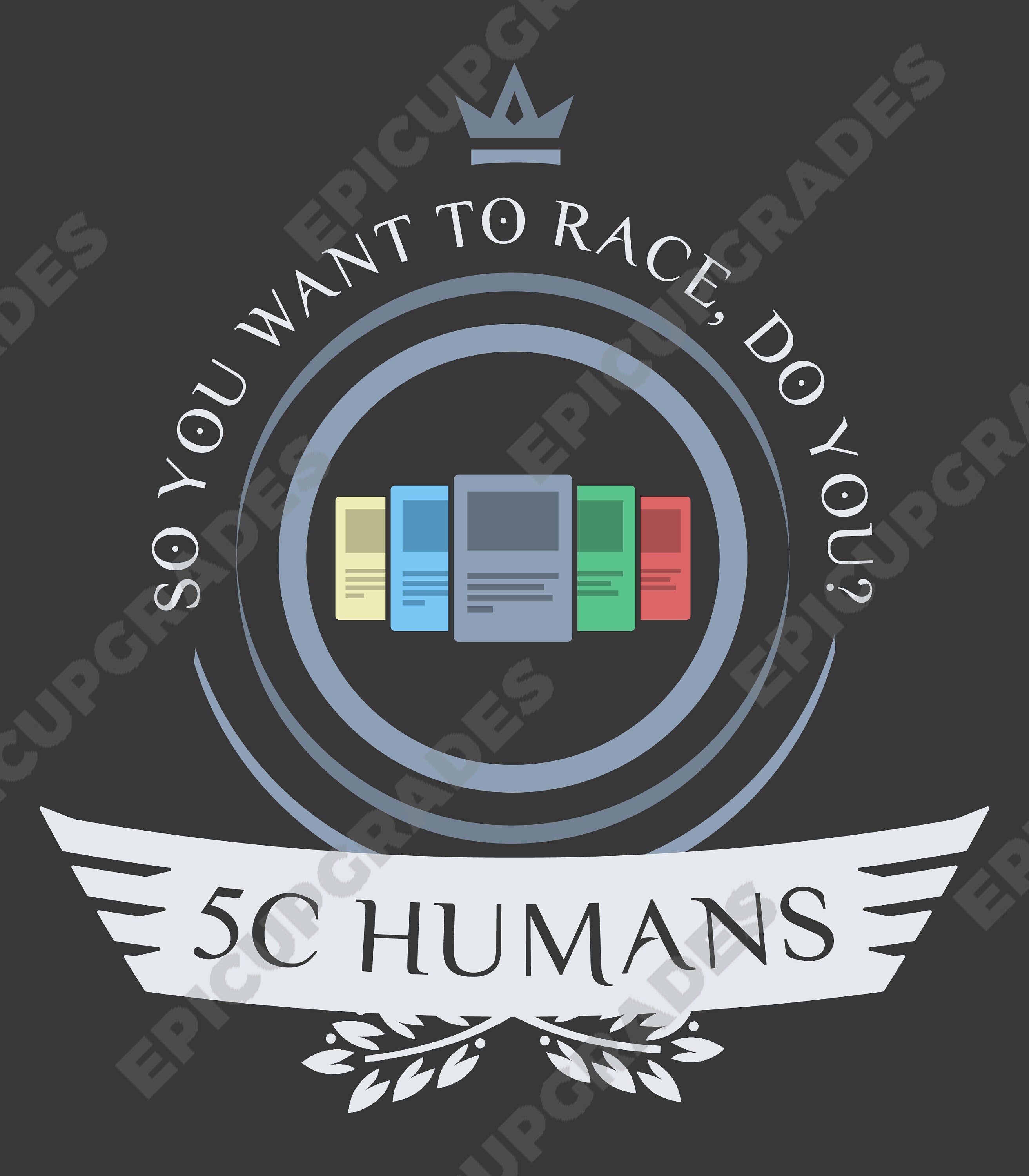 Five Color Humans Life Magic the Gathering Archetype Unisex | Etsy