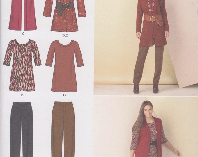 Simplicity Uncut Vest/tunic/pants/jacket Pattern 1593 Sizes 10 Thru 18 ...