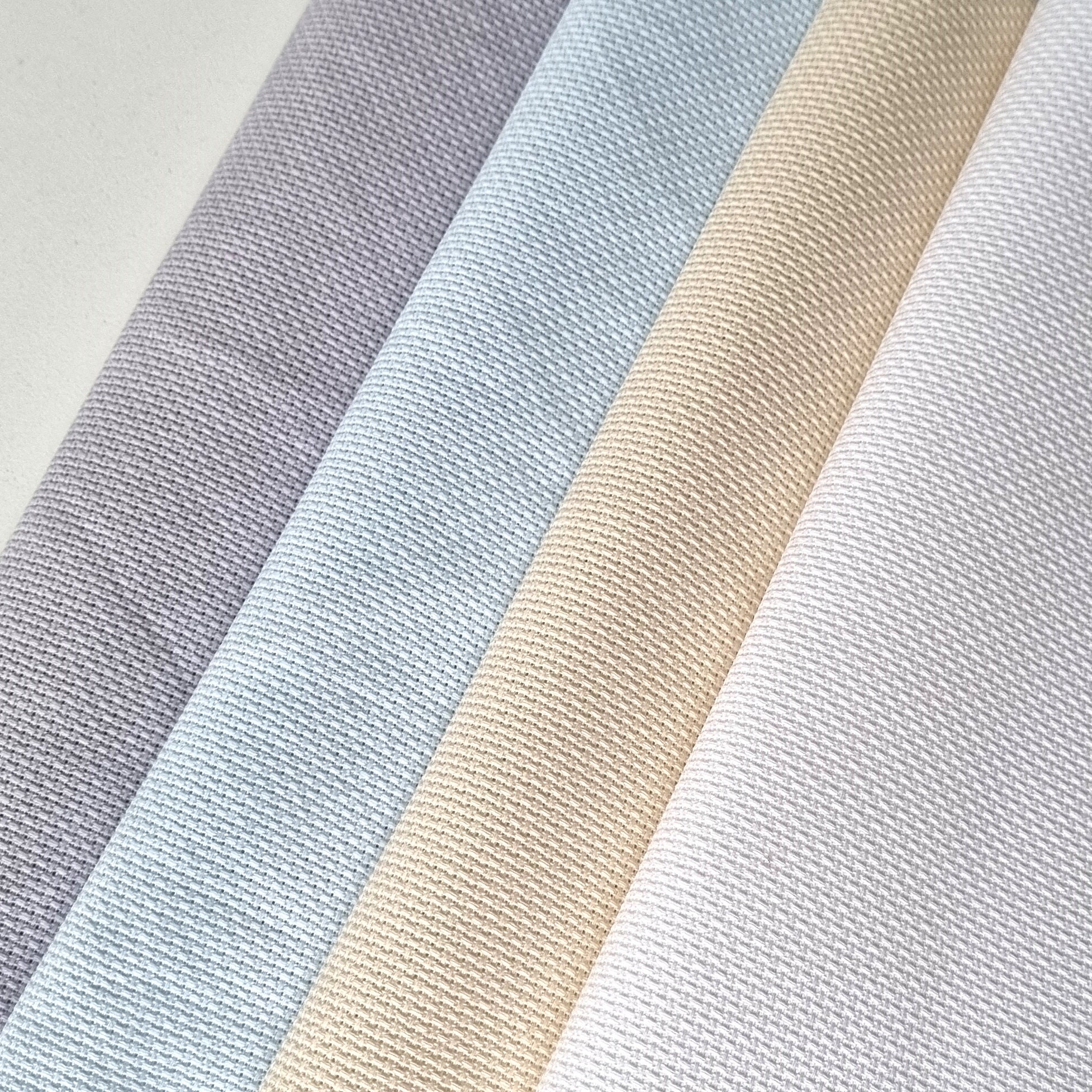 14 Count Aida Fabric White Aida Cream Aida Hand Dyed - Etsy