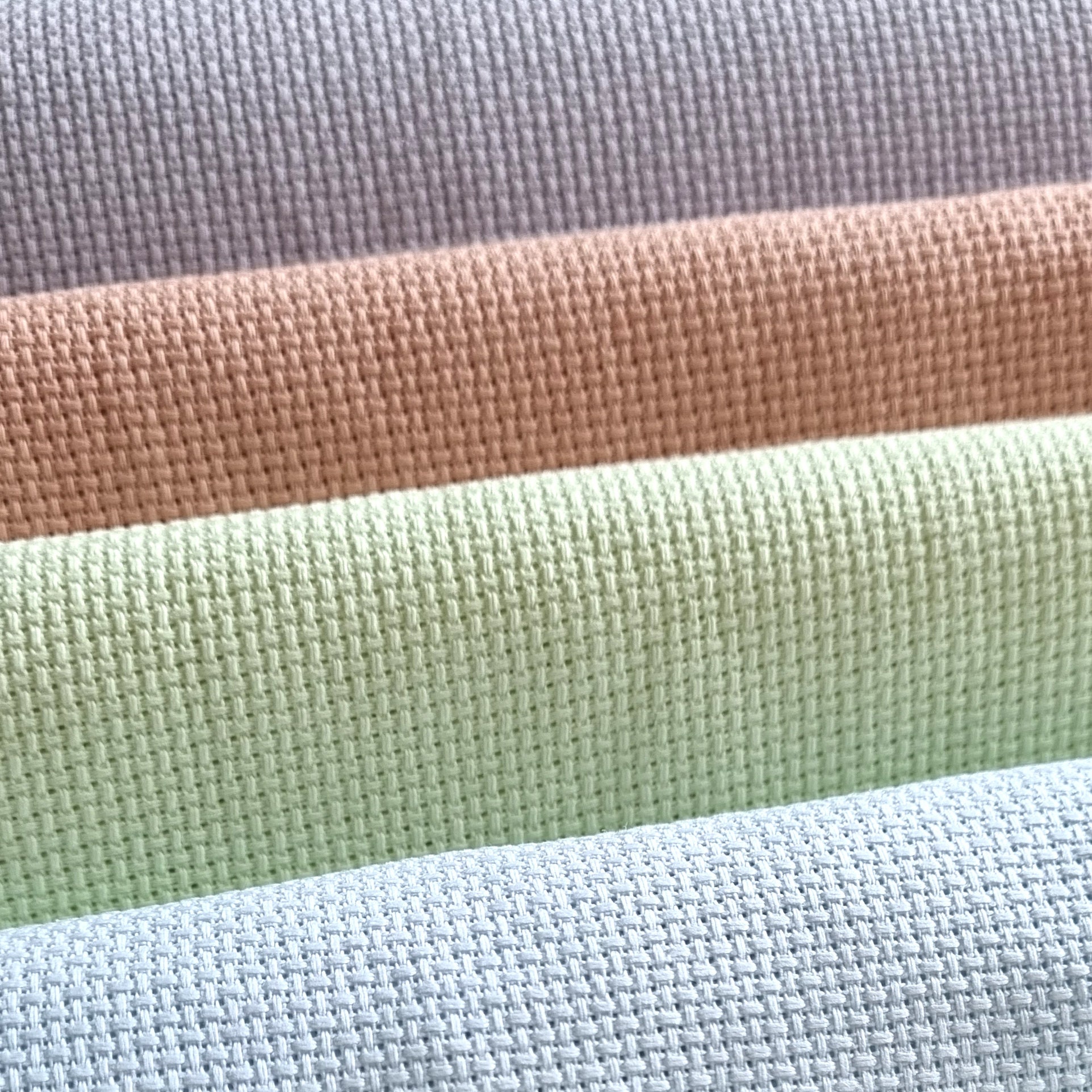 14 Count Aida Fabric White Aida Cream Aida Hand Dyed - Etsy