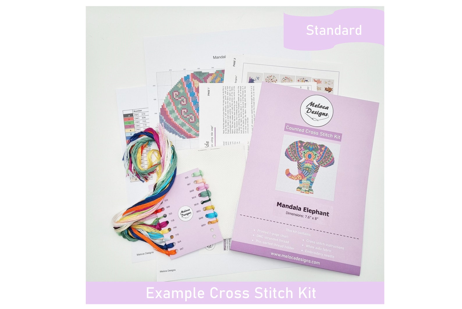 World Map Cross Stitch Kit Landscape Cross Stitch Modern | Etsy